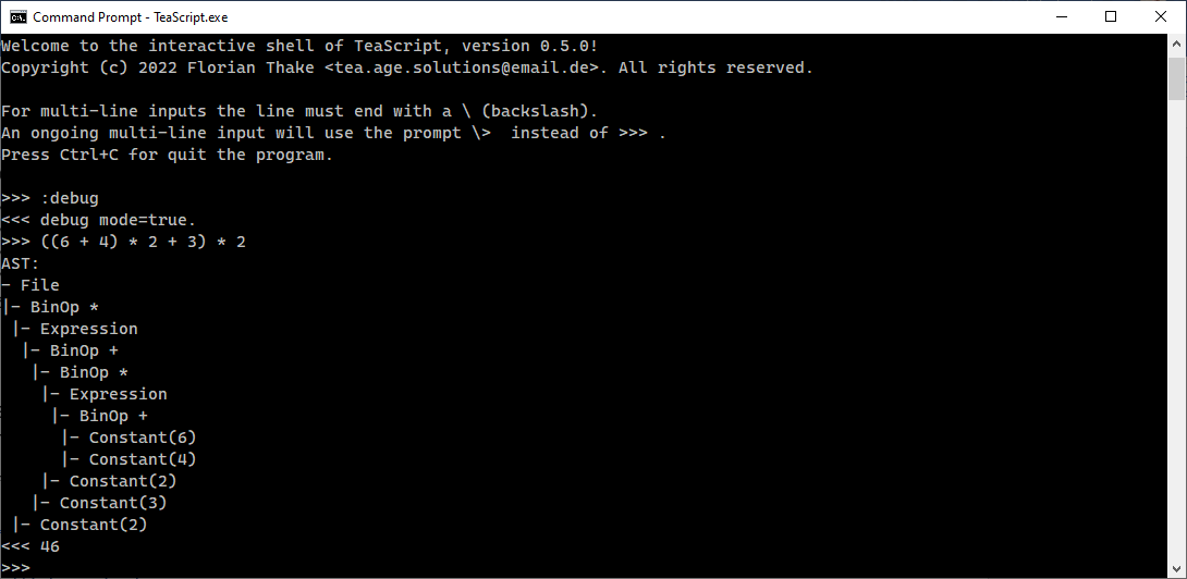 TeaScript Language Documentation – TeaAge Solutions